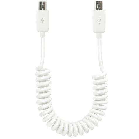 Usb Mini 5pin B Male To Mini B Male Otg Sync Data Coiled Cable