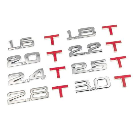 Купить Car Universal 14t~30t 3d Metal Car Displacement Logo Sticker