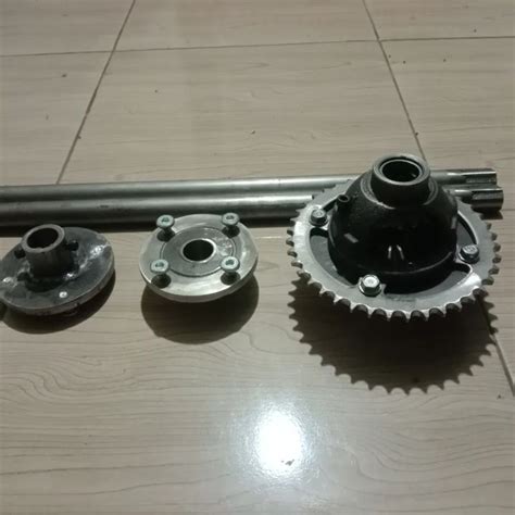 Set Gardan Penghubung Rantai Plus Nap Cakram Untuk Modif Mini Jeep Atv Gokart Roda Tiga