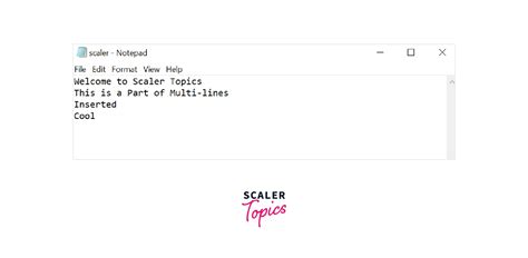 Append To File Python Scaler Topics