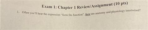 Solved Exam 1 Chapter 1 ﻿reviewassignment 10 ﻿ptsoften