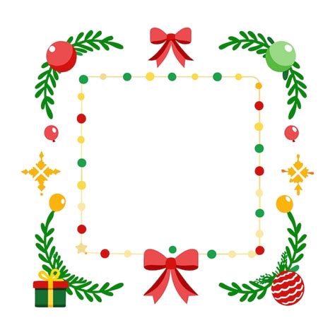 Festive Holiday Borders And Frames Collection Premium Ai Generated Vector