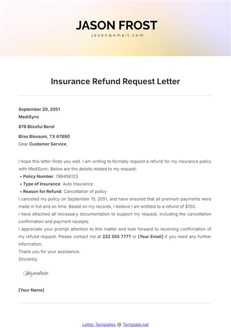 Insurance Proposal Template