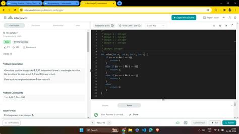 resolved rectangle problem with scaler binit kumar sen posted on the