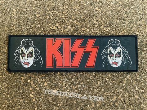 Kiss Kiss Gene Simmons Strip Patch Patch Forbiddenfruits Tshirtslayer