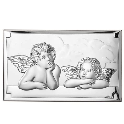 Icoana Ingerul Pazitor Argint 20x12 Cm Classts Ro