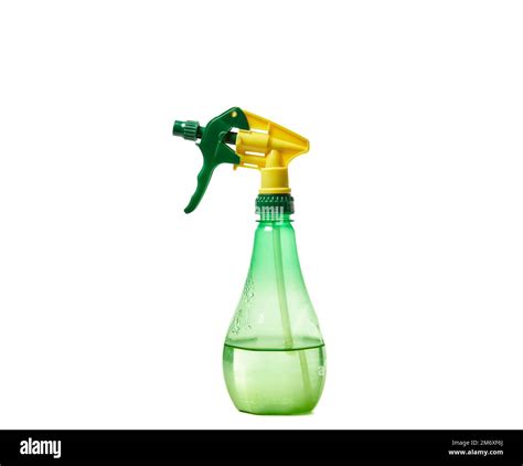 Plastic Water Sprayer Isolated White Background Spraying Tool Stock