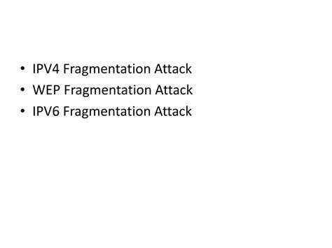 Fragmentation Attack Ppt Download Fragmentation Attack Ppt Download
