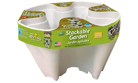 Up To 25 Off On Stackable Planters 4 Pack Groupon Goods