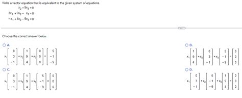 To Determine If The Linear System Is Consistent Use Chegg Com