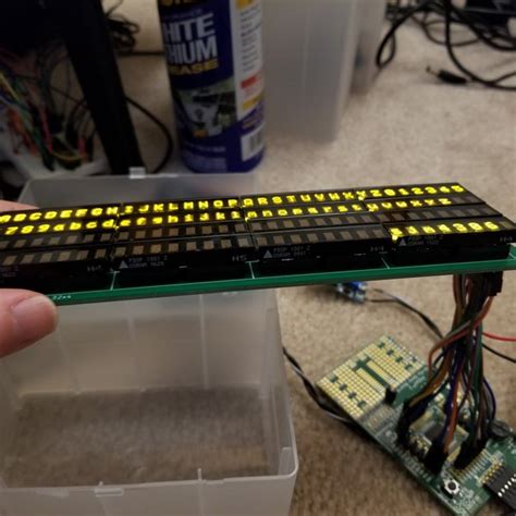 Custom Pdsp 1881 32x4 Led Character Display
