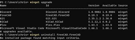 Winget Can T Find Installed Package To Uninstall Issue