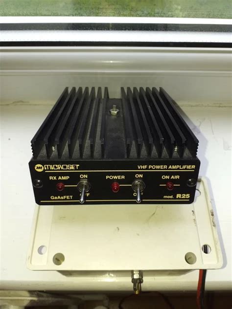 Microset Vhf Power Amplifier 2m 144mhz Fmssb 25w R25 Amplifier With Rx