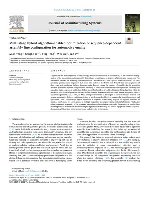 pdf multi stage hybrid algorithm enabled optimization of sequence