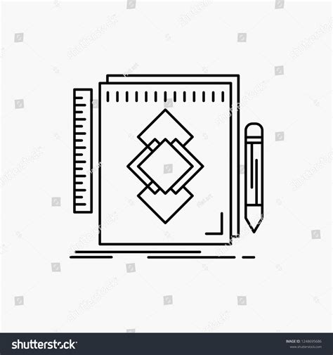 Design Tool Identity Draw Development Line Stock Vector Royalty Free 1248695686 Shutterstock