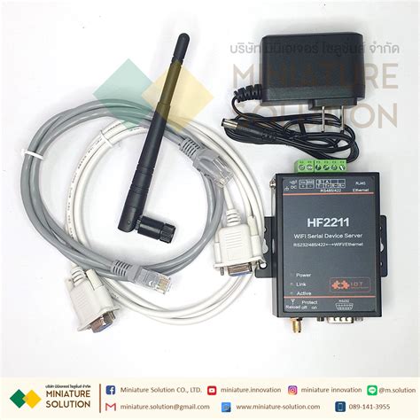 Hf Iot Hf2211 Industrial Modbus Serial Rs232 Rs485 Rs422 Wifi Ethernet Converter Module Support