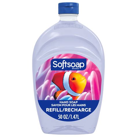 Softsoap Liquid Hand Soap Refill Aquarium Series 50 Fl Oz Gentle