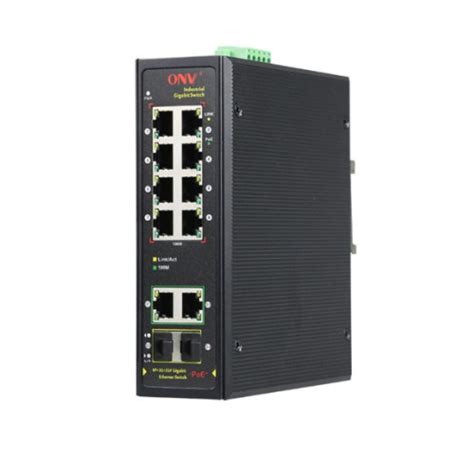 Onv Ips31128pfb ราคา จำหน่าย ขาย Onv Switch Industrial 810100m Poe
