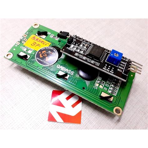 Serial Lcd Display 1602 16x2 Blue Iic I2c Character Module Arduino Raspberry Pi Stm32 Microbit