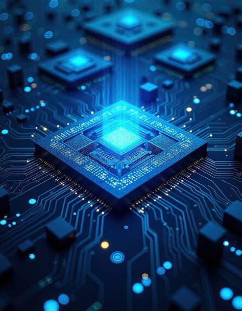 Ai High Tech Quantum Computer With Digital Holographic Data Processing