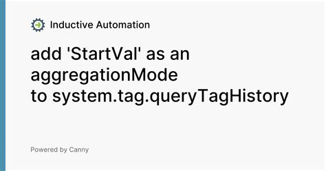 add startval as an aggregationmode to system tag querytaghistory