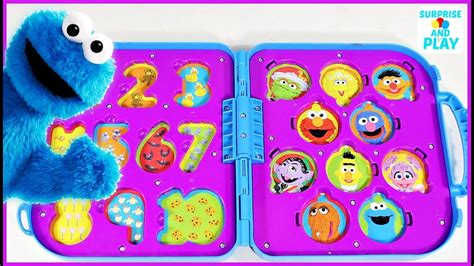 Learn Numbers And Colors With Sesame Street Cookie Monsters On The Go