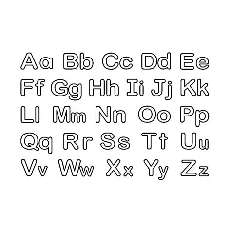 Alfabet And Letters Kleurplaten Kinderen Kleurplaat
