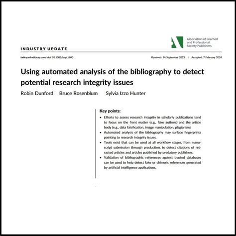 Using Automated Analysis Of The Bibliography To Detect Potential Research Professor Graham
