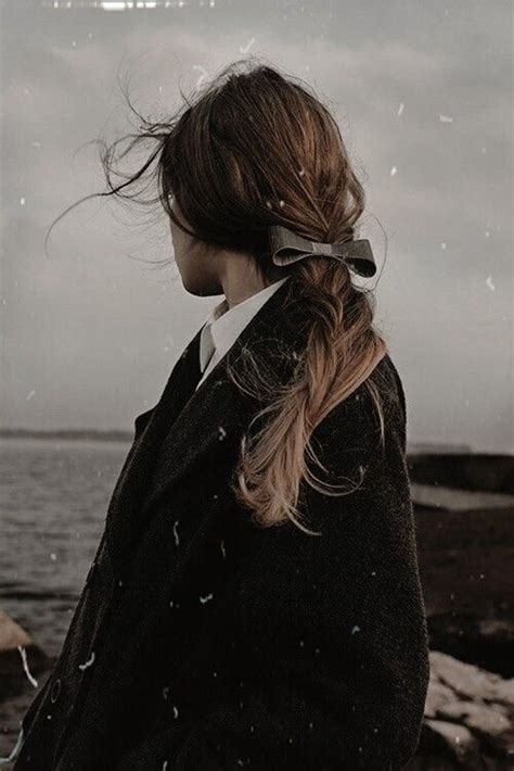 Tumblr Girl With Brown Hair Sad