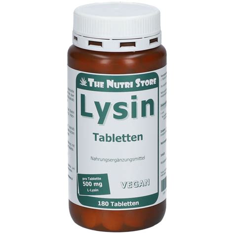 The Nutri Store Lysin 180 St Redcare Apotheke
