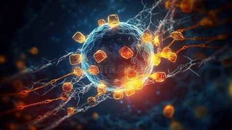 Human Cell Biology Dna Molecular Structure Generative Ai Stock