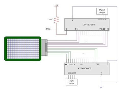 Configuration Of Supporting Circuit That Scans All 160 Fsr Sensors Download Scientific Diagram