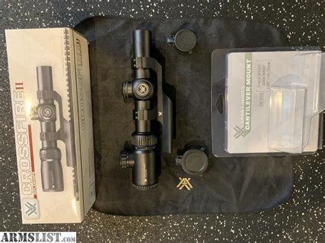 Armslist For Sale Trade Vortex Crossfire Ii 1 4 Lpvo V Bright Reticle W Vortex Cantilever Mount