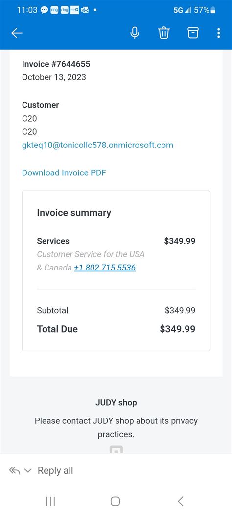 Fake Invoice Scam 18027155536 They Ask For Invoice Number Rscamnumbers