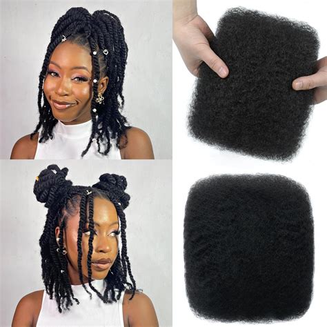 Trekci Afro Kinkys Bulk Human Hair 14 Inch 50g Pack 100