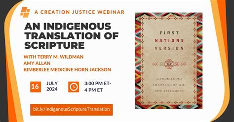 An Indigenous Translation Of Scripture United Church Of Christ