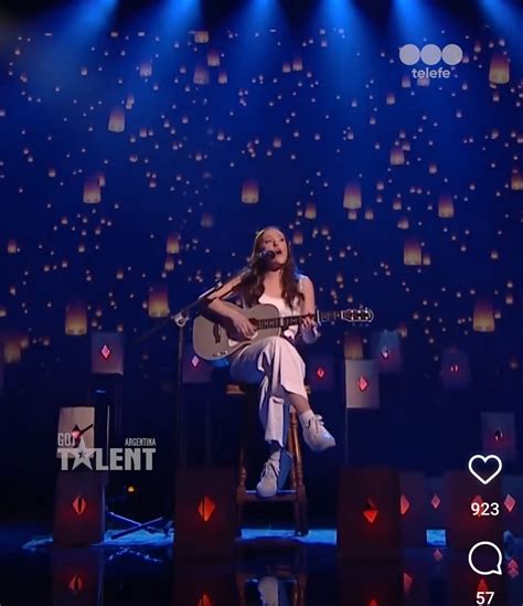 La Villamariense Chloe Edgecombe Es Finalista De Got Talent Argentina El Diario Del Centro Del