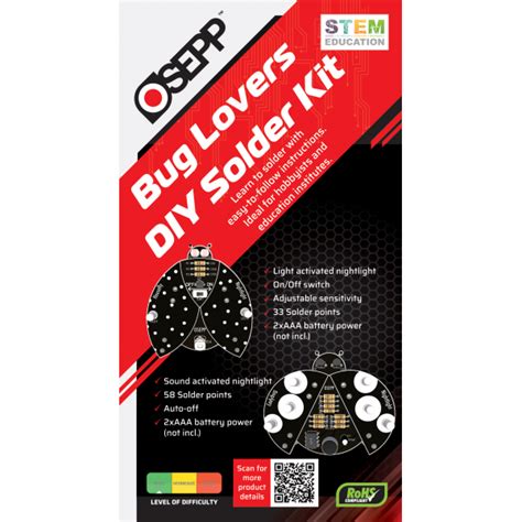 Osepp Bug Lovers Diy Solder Kit