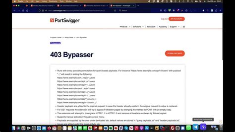 Burp Extension Mini Series 403 Bypasser Bug Bounty Service Llc