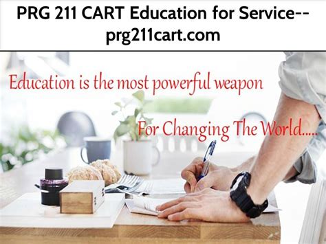 Prg 211 Cart Education For Service Ppt Download