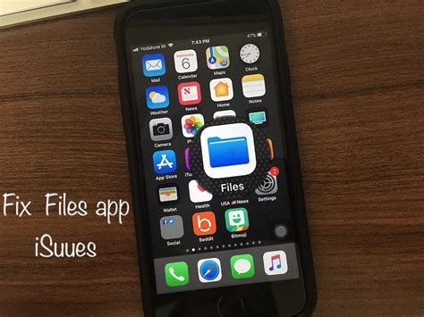how to fix files app not working on iphone ios 18