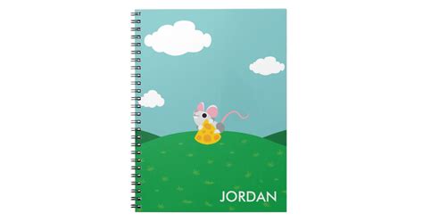 Mr Cheeseman The Mouse Notebook Zazzle