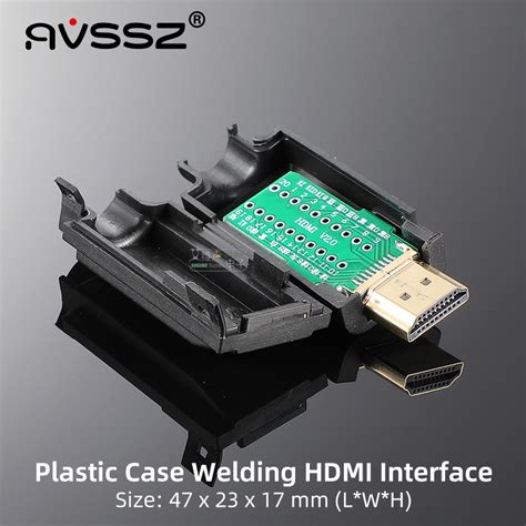 Solder Free Hd Hdmi 2 0 Jack Male Connector Upgrade Hdmi Wire Connector Adapter Cable Terminal