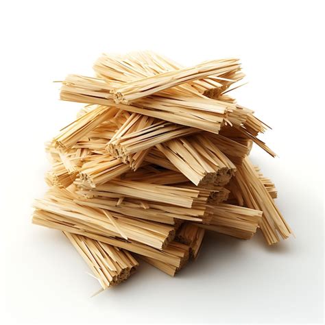 Premium Ai Image Straw Building Materials Construction Realistic