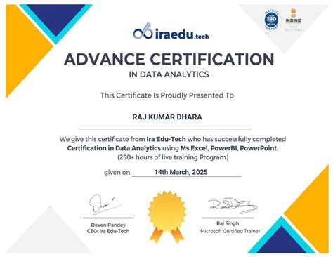 Dataanalytics Excel Powerbi Ai Automation Learning Iraskills Raj Kumar Dhara