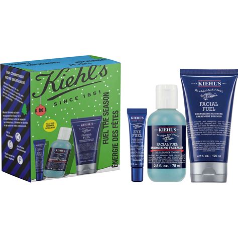 Kiehls Fuel The Season T Set For Men Facial Moisturizer Face