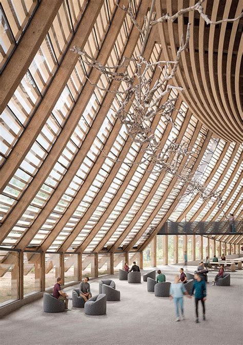 Timber Structure Shapes Cultural Center Buried In Kinmen Island S Hill