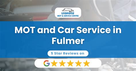 Mot And Car Service In Fulmer Fast Affordable And Expert Service