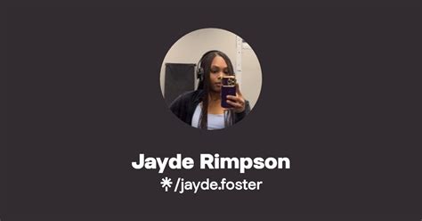 Jayde Rimpson Instagram Tiktok Linktree
