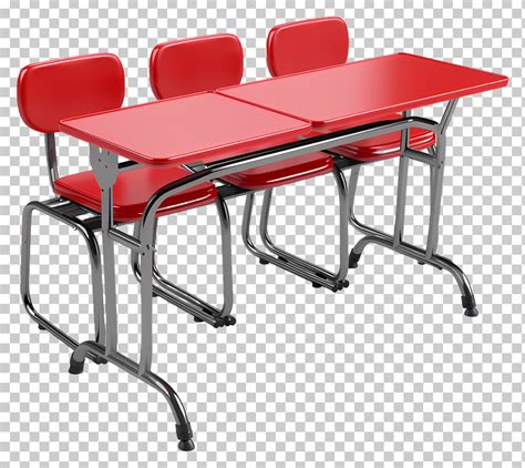 Red Classroom Table Red Classroom Desk And Chairs Png Clipart